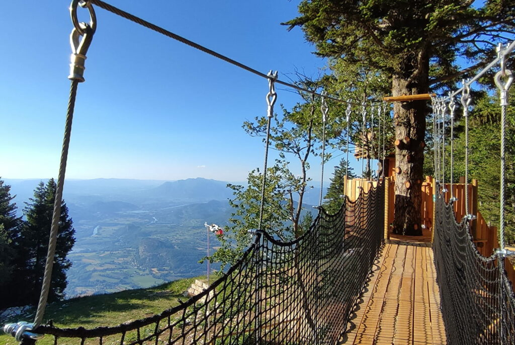 Sentier panoramique du Mont du Chat : le Nid des Aigles - Lac du Bourget